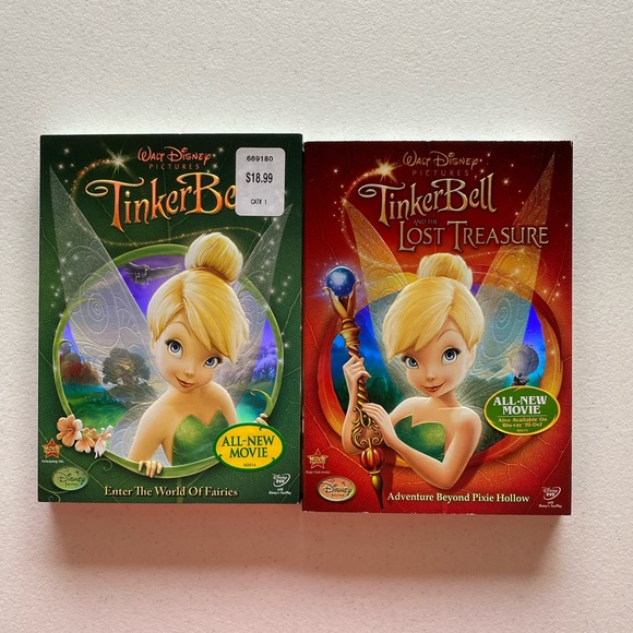 Disney | Media | Disney Tinkerbell Dvds X2 | Poshmark